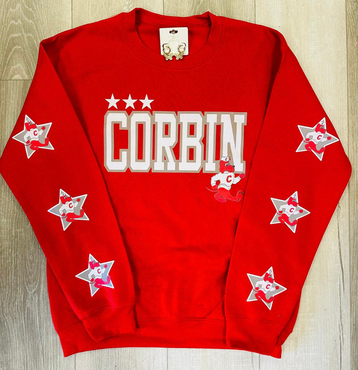 Corbin Redhounds Star Crewneck – Juneberry Boutique