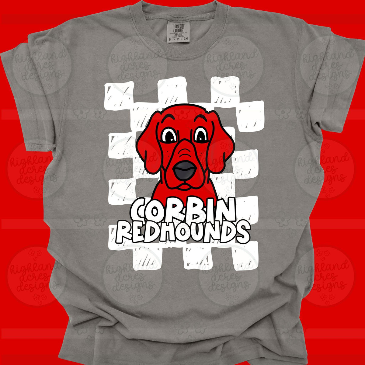 Corbin Redhounds Checkered – Juneberry Boutique